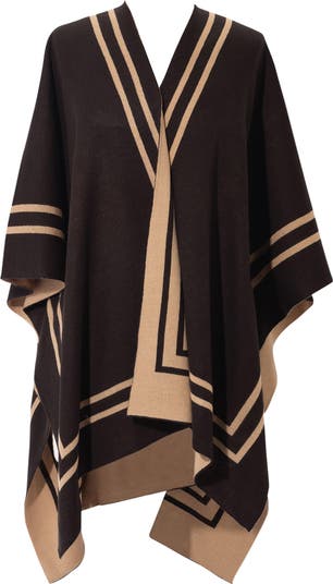 Lauren Ralph Lauren Jet Setter Reversible Ruana | Nordstrom