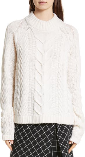 Robert Rodriguez Cable Knit Merino Wool & Cashmere Sweater | Nordstrom