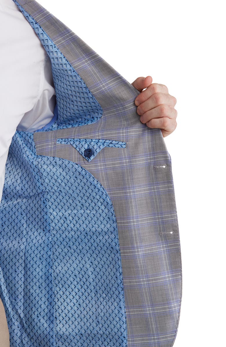 TailorByrd Glen Plaid Linen Blend Blazer | Nordstromrack