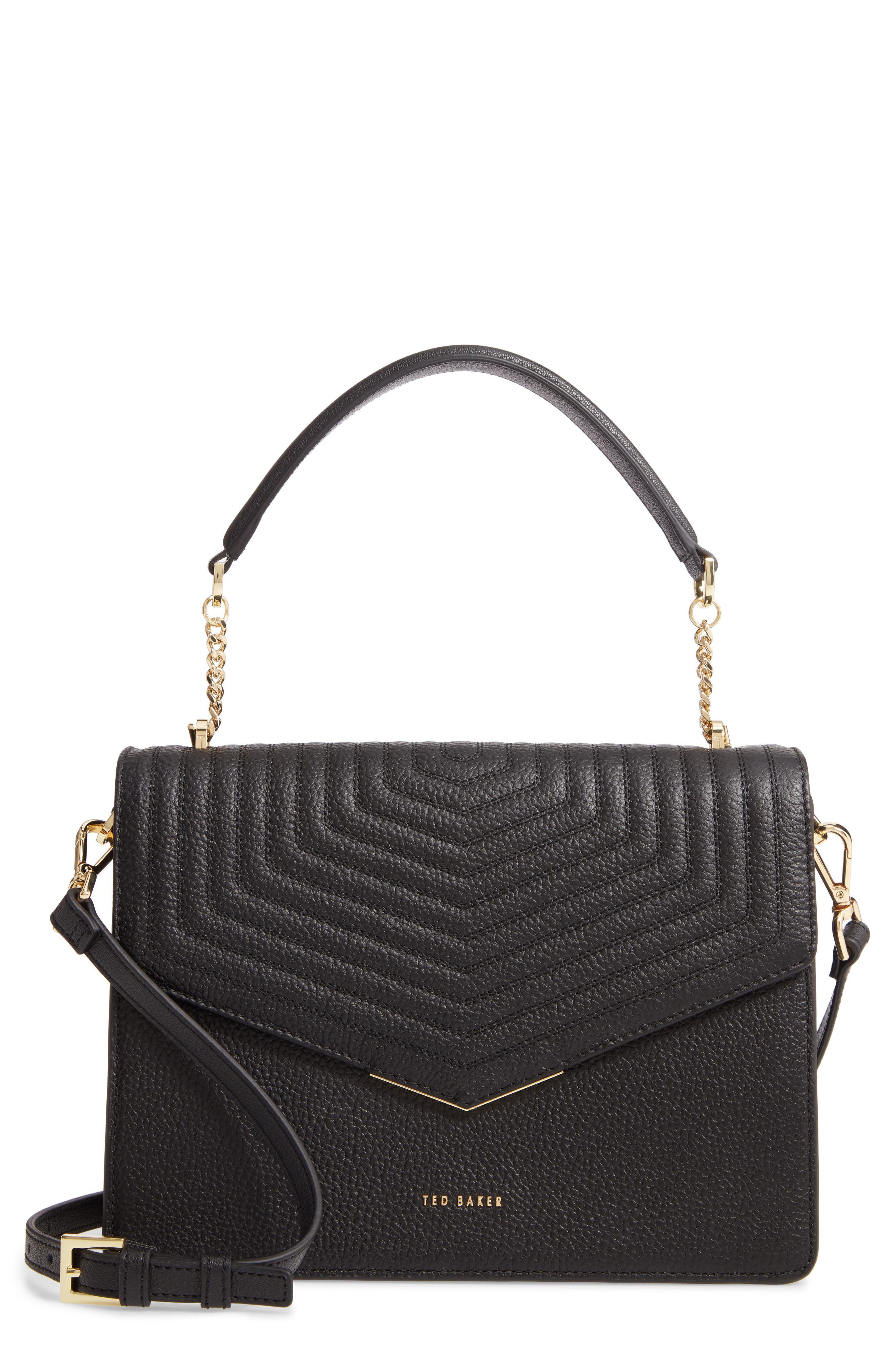 Ted Baker London Brittni Top Handle Leather Envelope Bag | Nordstromrack