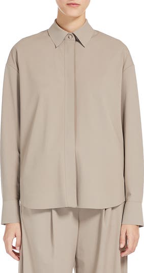 Max Mara Leisure Urbano Button-Up Shirt | Nordstrom