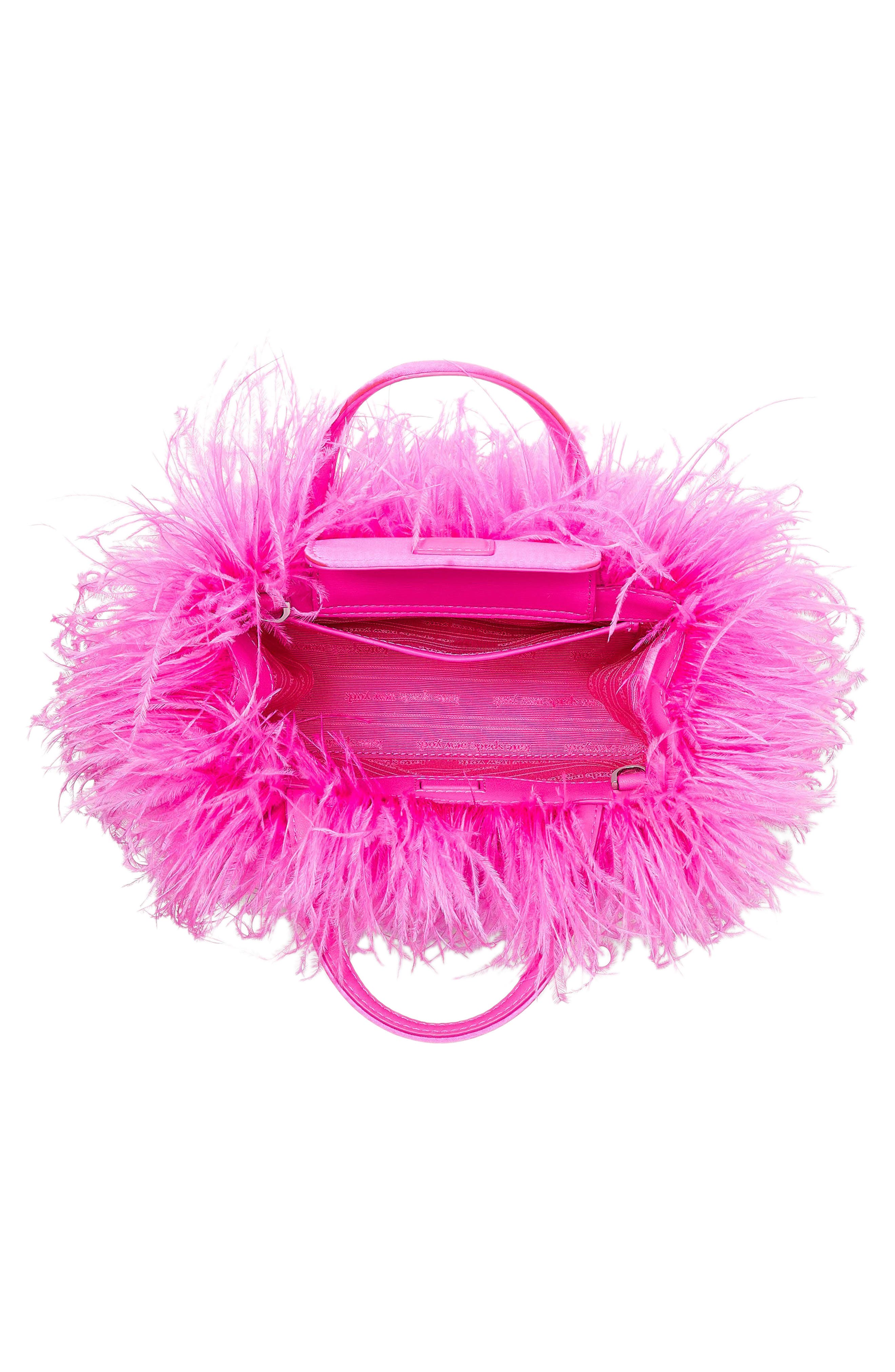 Kate Spade New York small sam icon feather embellished crossbody bag ...