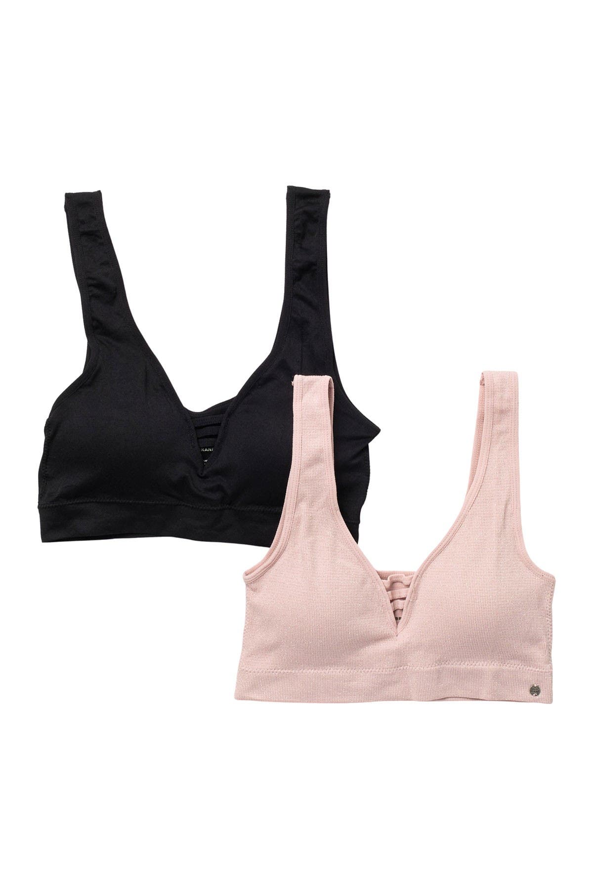 Lucky Brand Sparkle Comfort Seamless Bralette - Pack of 2 | Nordstromrack