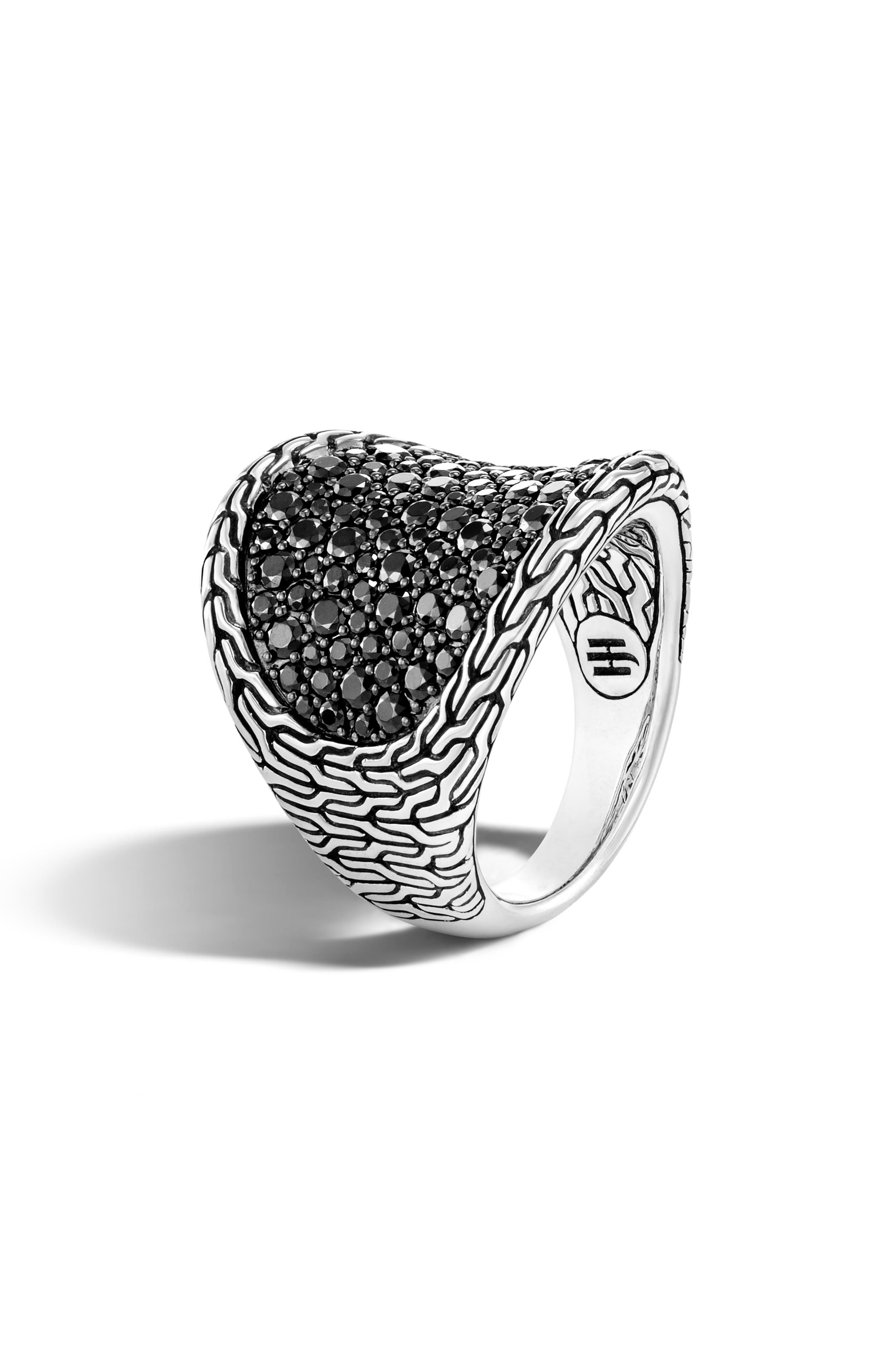 John Hardy Classic Chain Silver Saddle Ring | Nordstrom