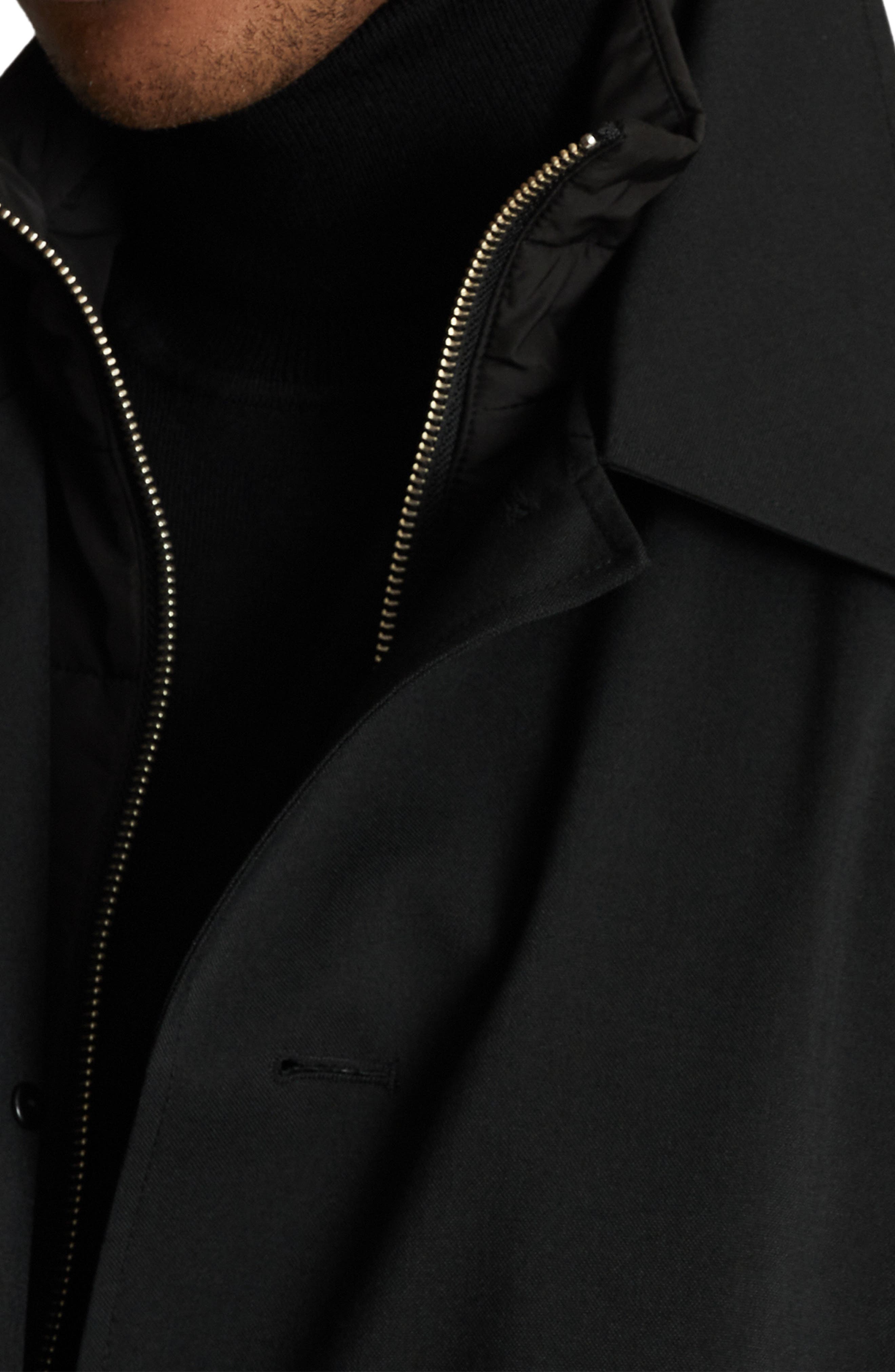 Reiss Perrin Slim Fit Raincoat with Removable Gilet Insert | Nordstrom