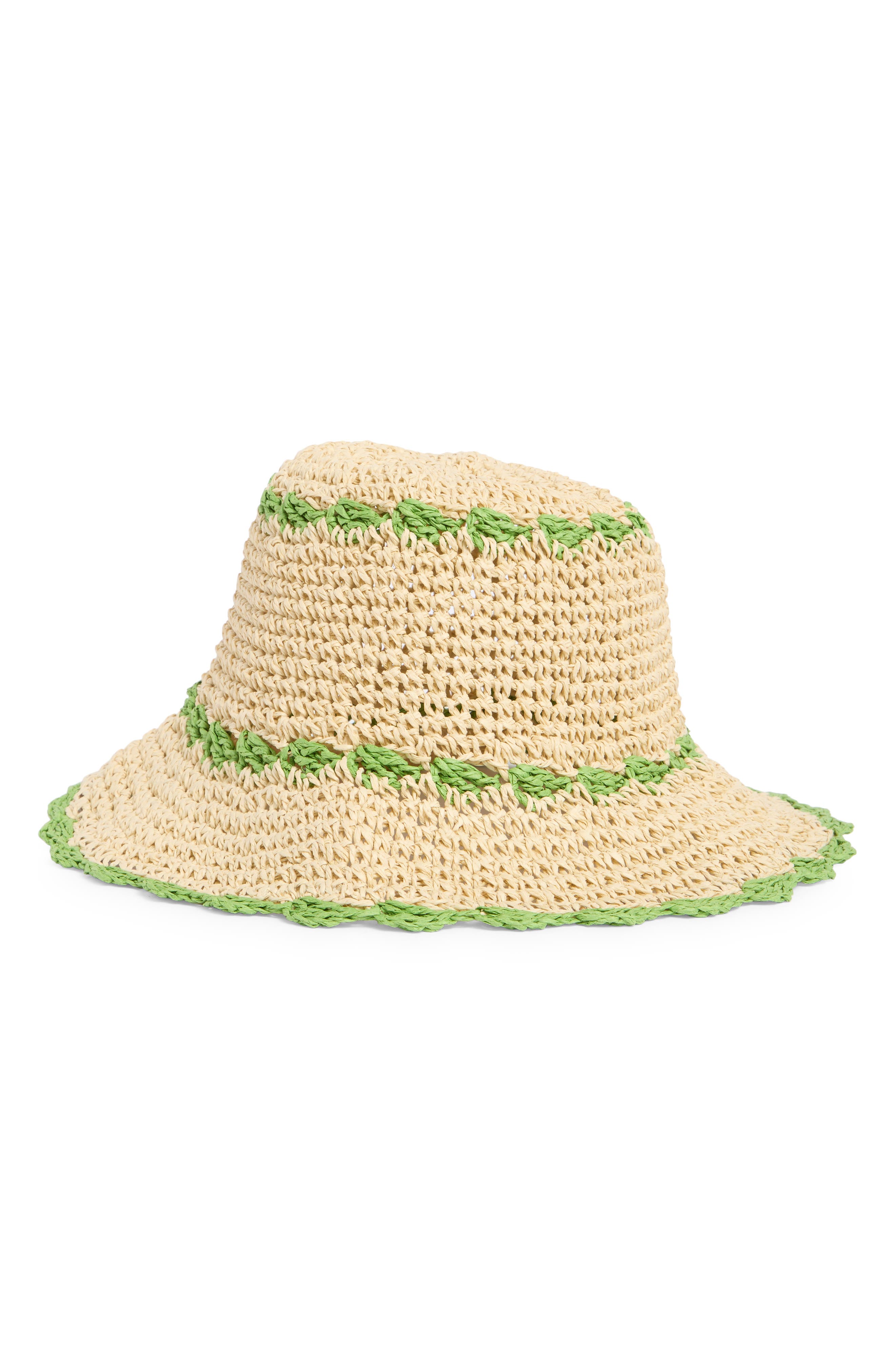AREA STARS Floppy Straw Bucket Hat | Nordstromrack