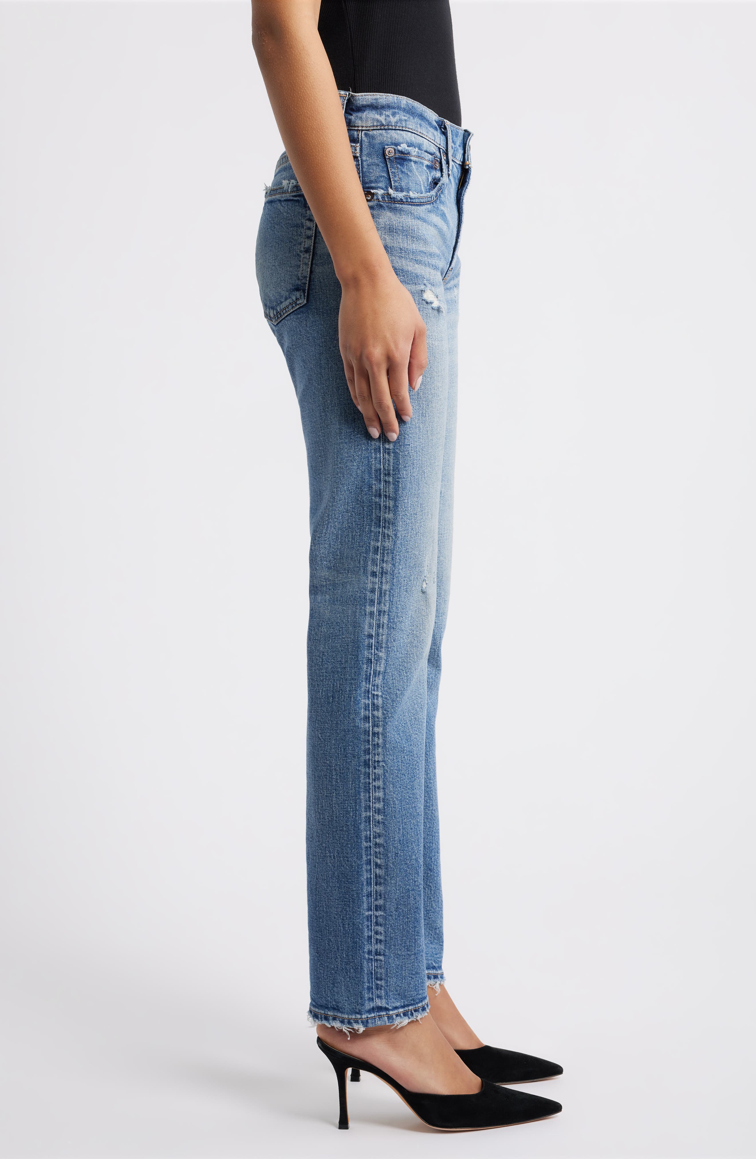 MOUSSY VINTAGE Linden Slim Straight Leg Jeans | Nordstrom