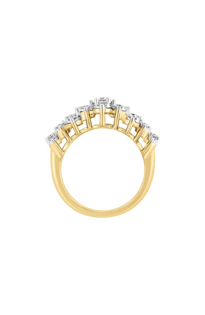EFFY 14K Gold Bright Cut Diamond Cluster Ring - 0.96ct. | Nordstromrack