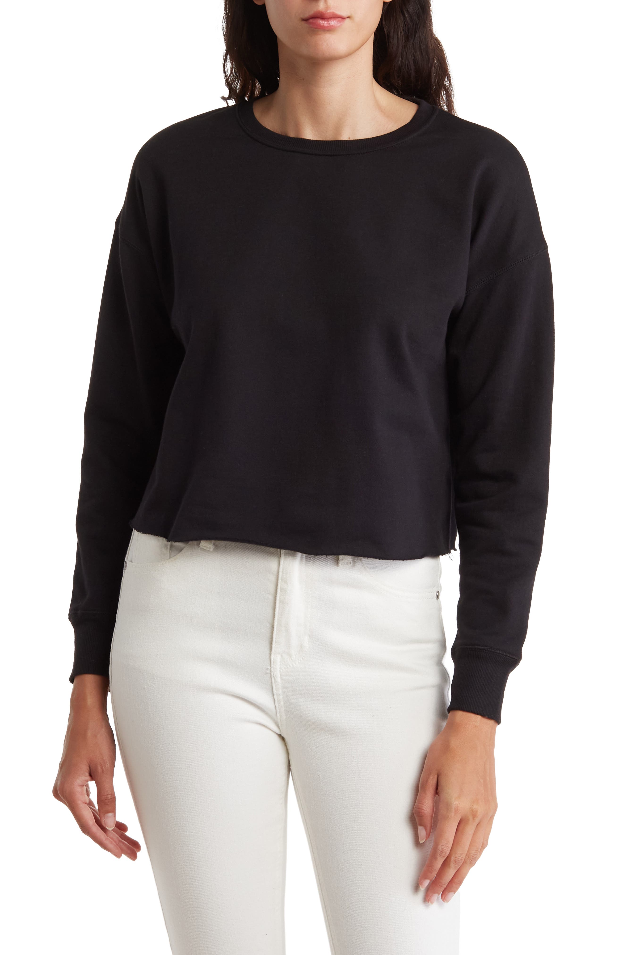 Love, Fire Crewneck Crop Pullover | Nordstromrack