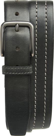 BOCONI Topstitched Leather Belt | Nordstromrack