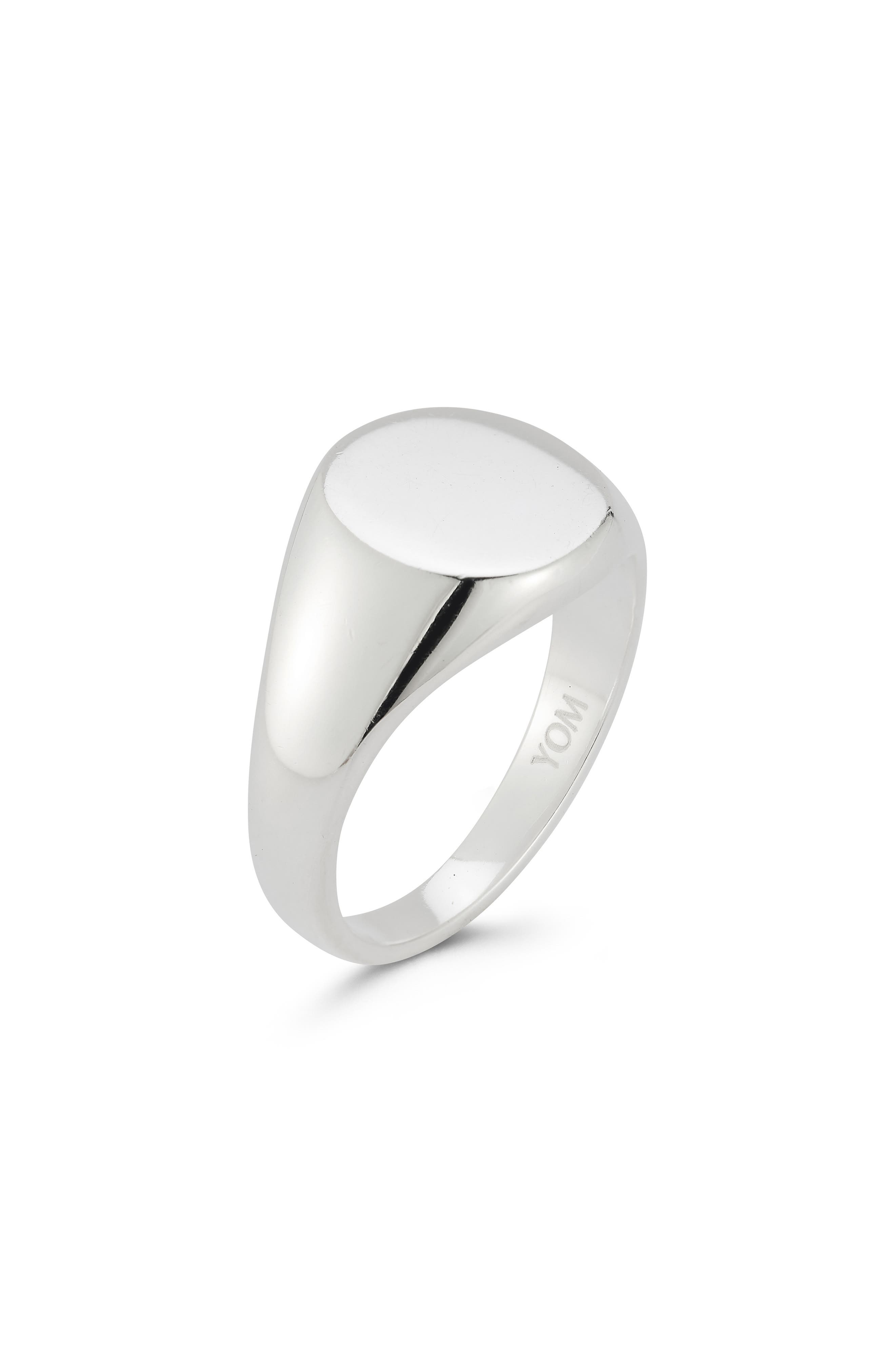 Yield of Men Men's Sterling Silver Oval Signet Ring | Nordstromrack