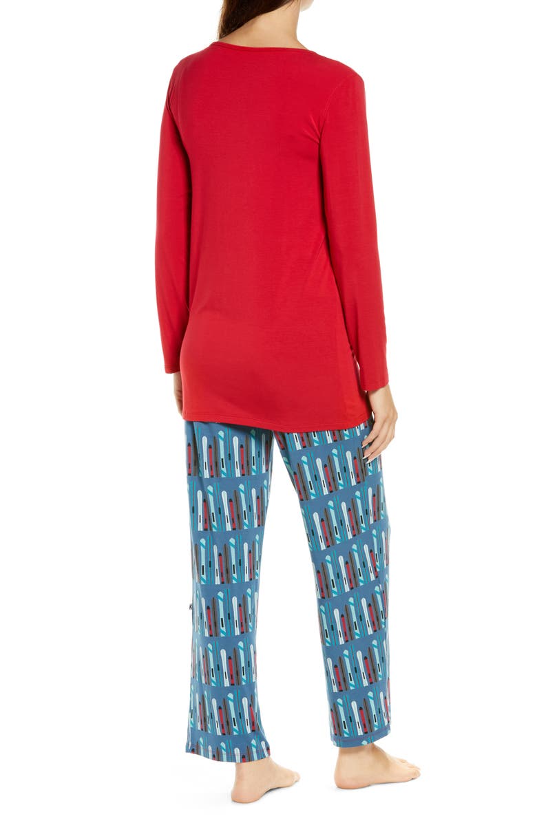 KicKee Pants Loosey Goosey Twilight Skis Pajamas | Nordstromrack