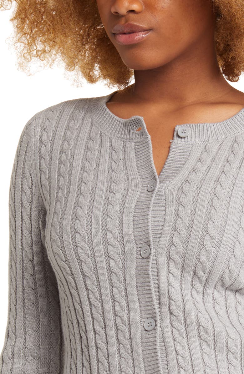 BP. Cable Crewneck Cardigan | Nordstromrack