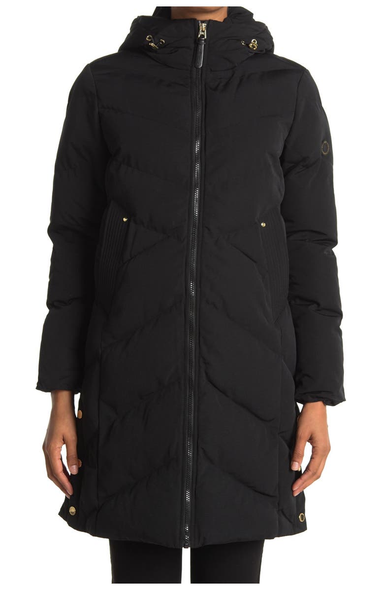 French Connection Hooded Long Puffer Jacket | Nordstromrack