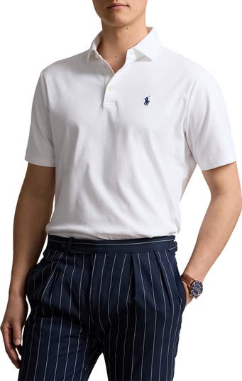 Polo Ralph Lauren Classic Fit Solid White Cotton Polo | Nordstrom