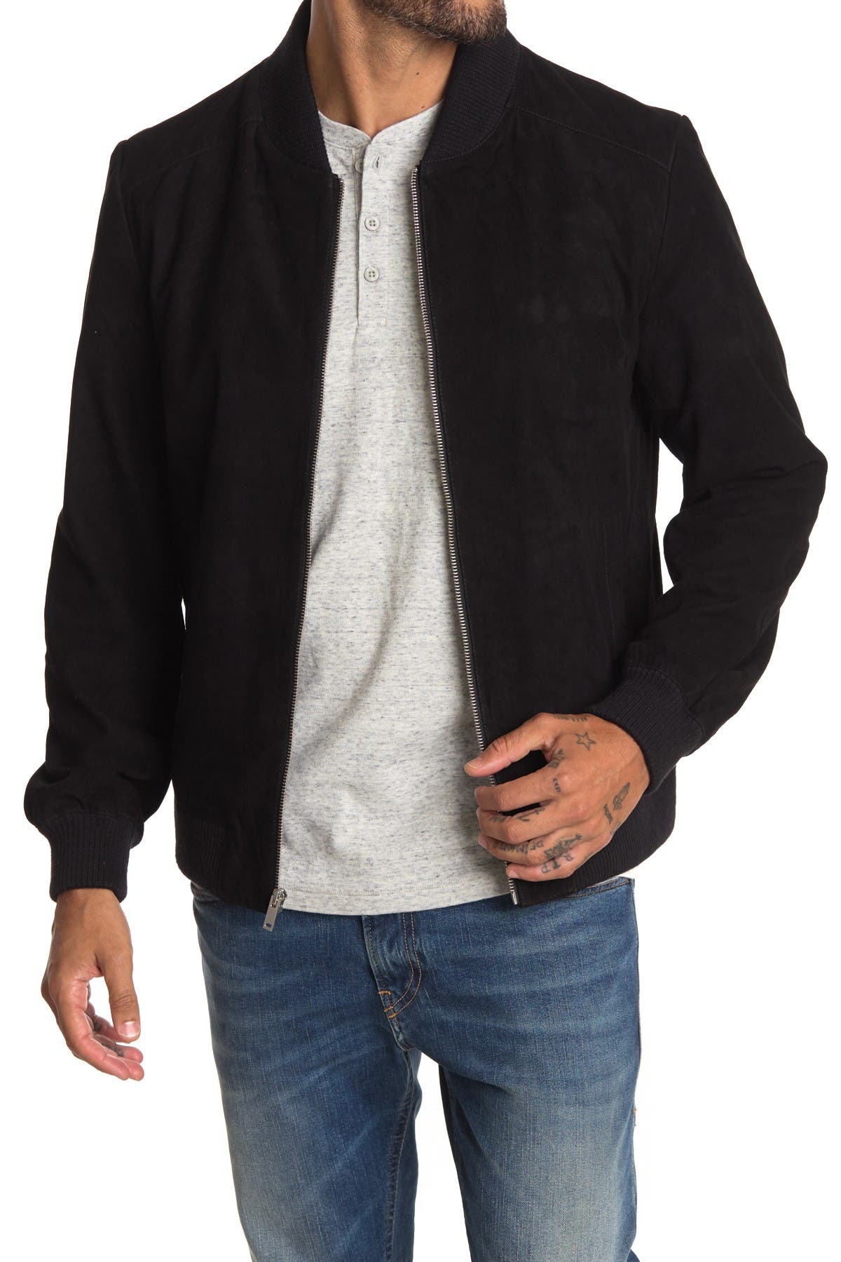Slate & Stone Suede Bomber Jacket | Nordstromrack