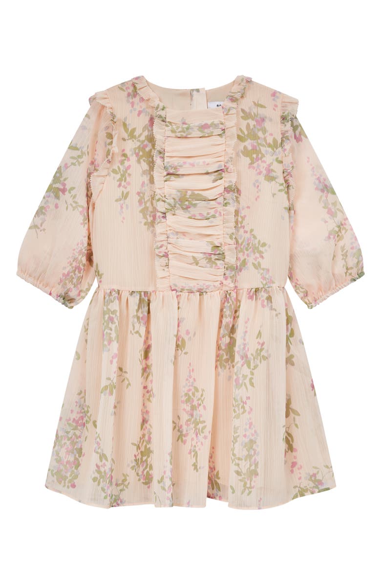 Reiss Kids' Amber Floral Chiffon Dress | Nordstromrack