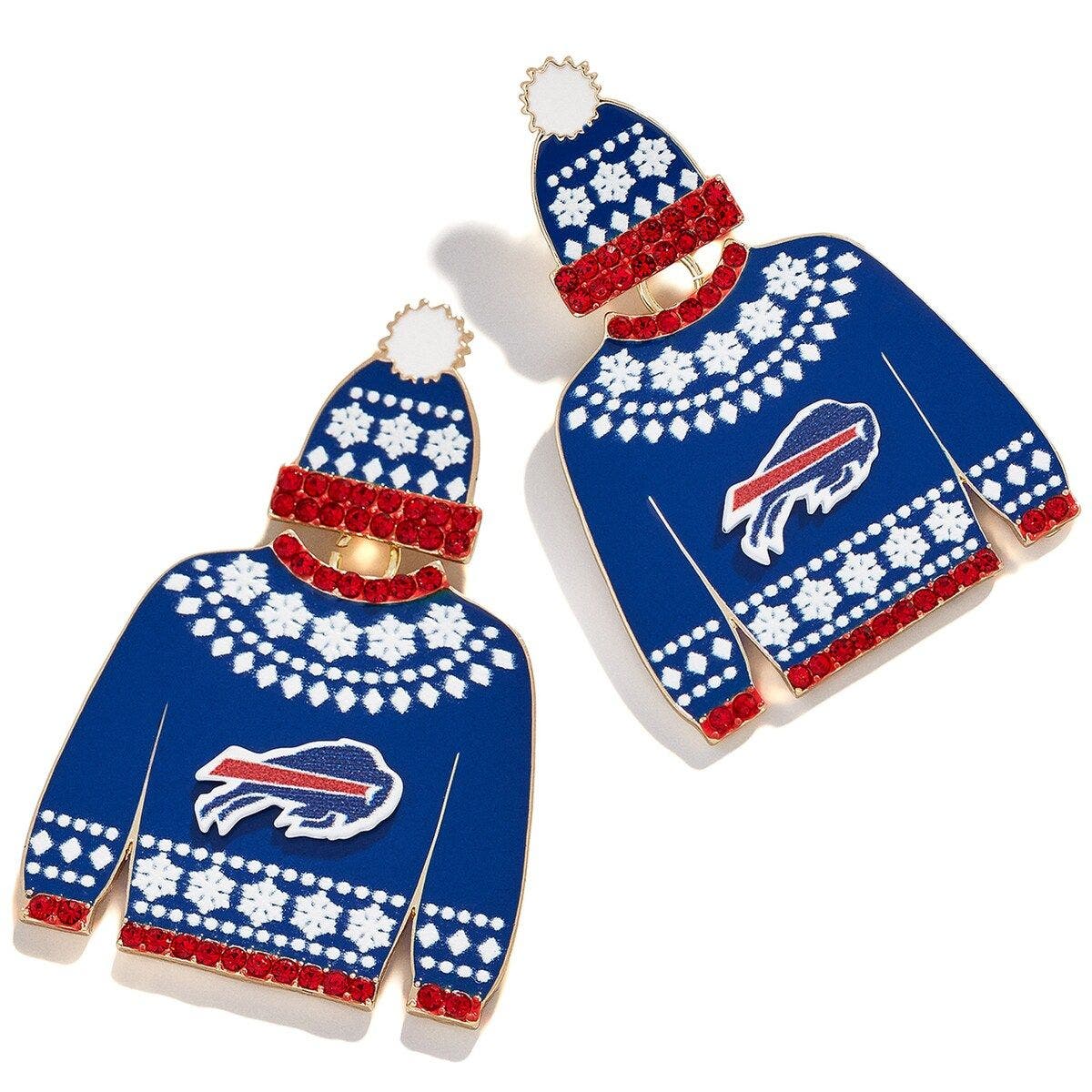 BaubleBar Women's BaubleBar Buffalo Bills Sweater Earrings | Nordstrom