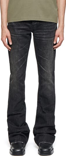 PURPLE BRAND Super Stack Coated Flare Jeans | Nordstromrack