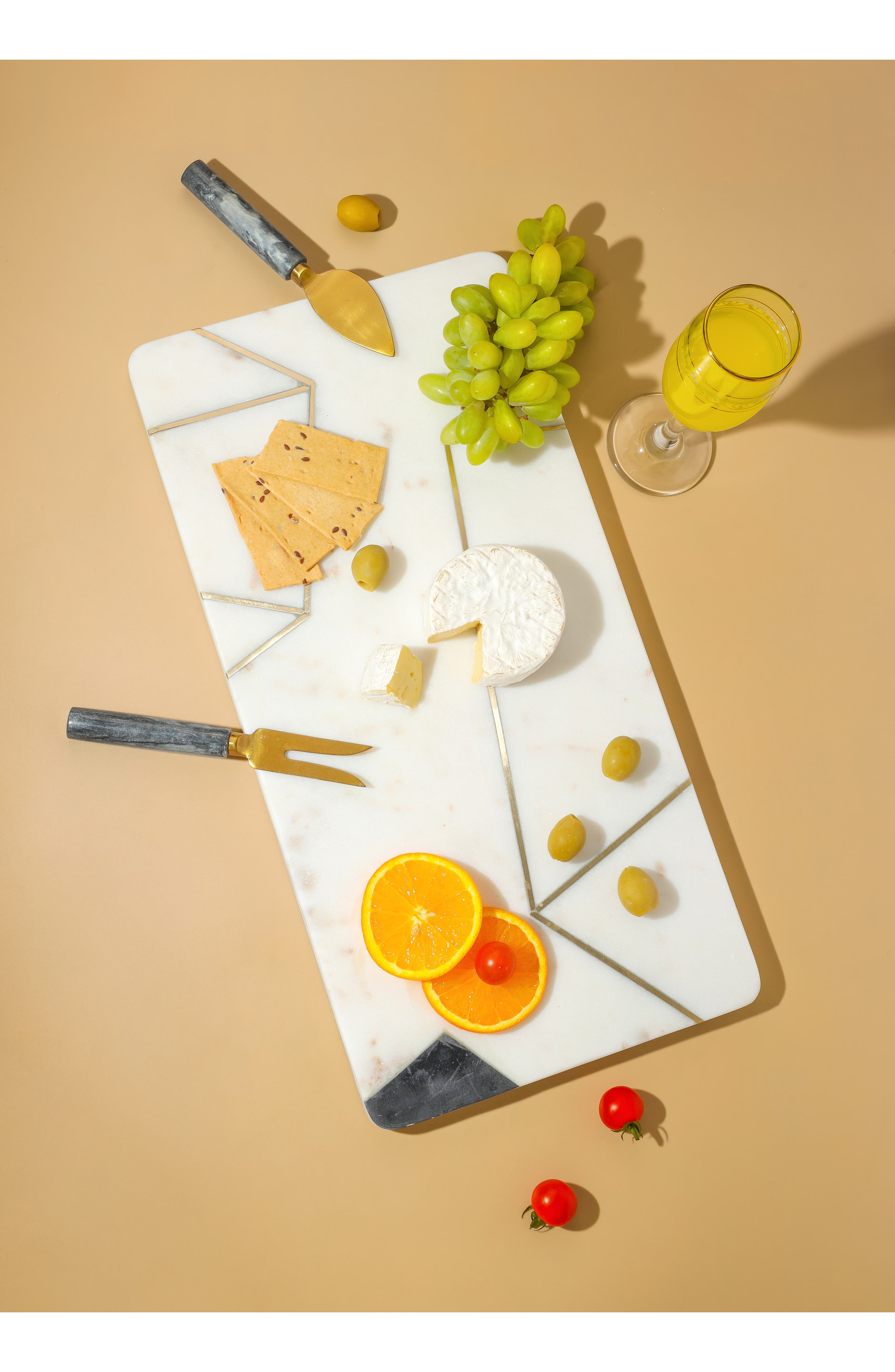 Tiramisu Luxuria Geometric Marble Platter | Nordstromrack