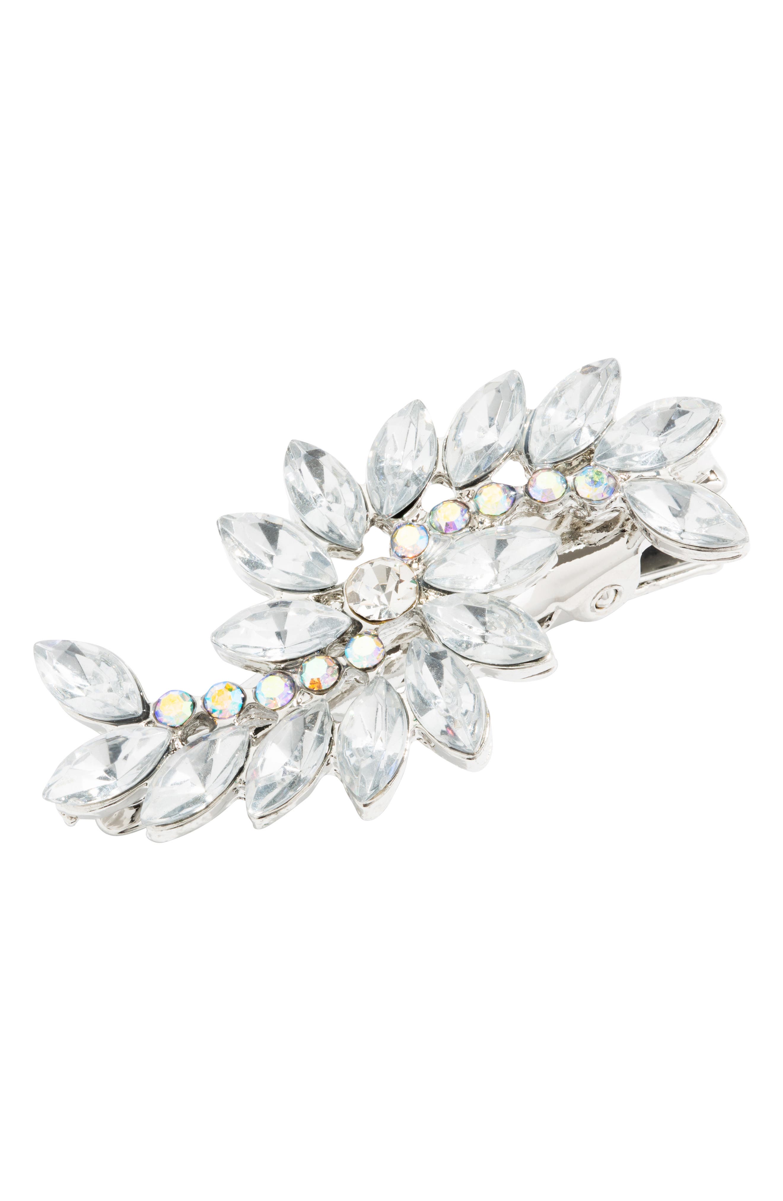 L. Erickson Iris Crystal Pinch Clip | Nordstrom