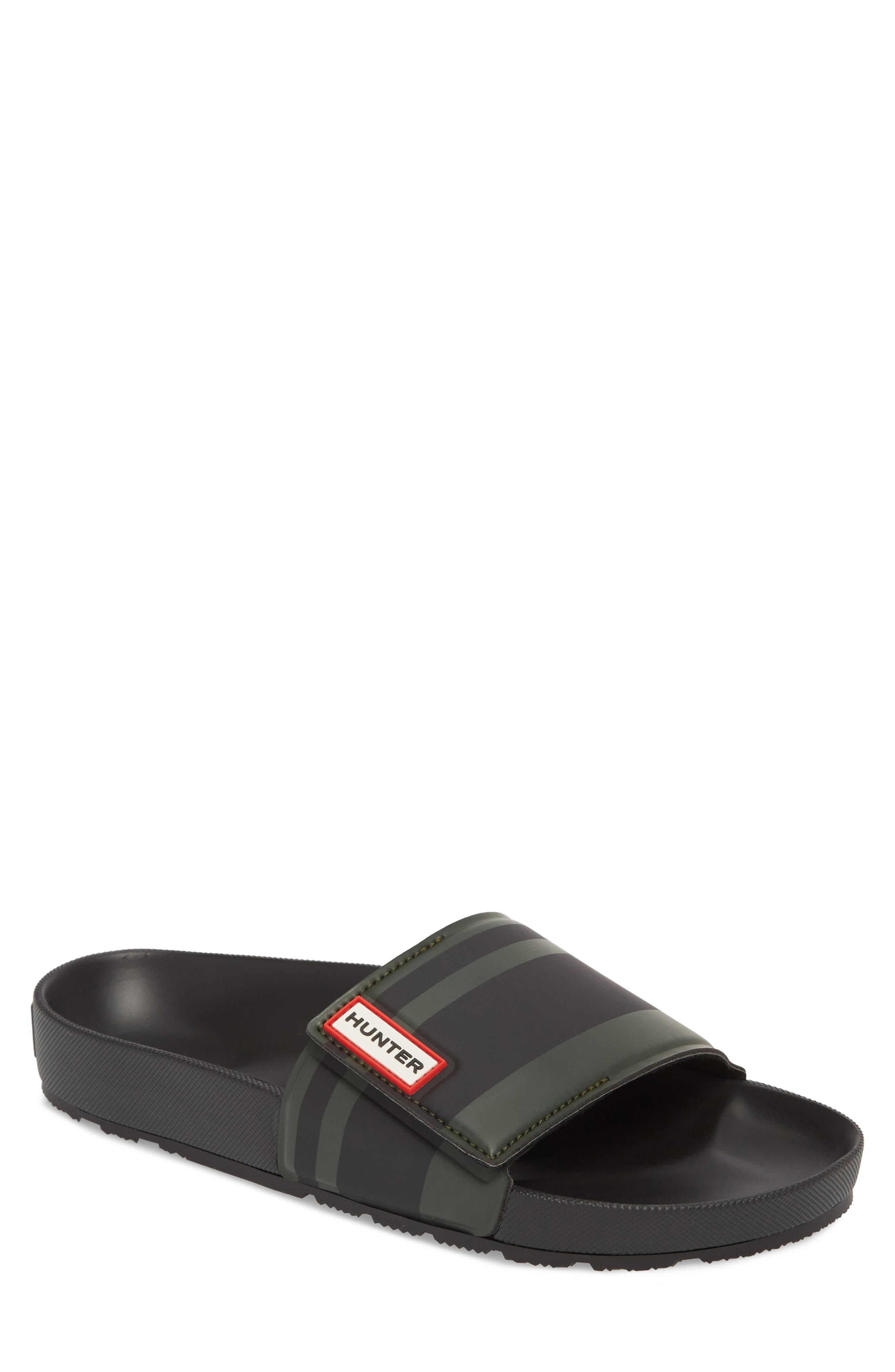 Hunter Garden Stripe Adjustable Sport Slide Sandal (Men) | Nordstrom