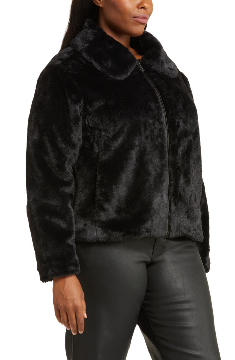 Sanctuary Going Out Faux Fur Jacket | Nordstromrack