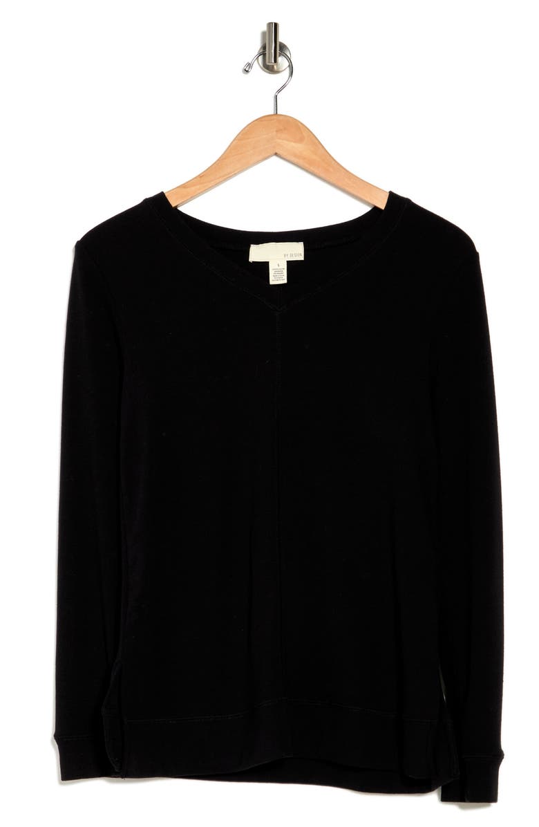 BY DESIGN Luxury Lofty V-Neck Long Sleeve Top | Nordstromrack