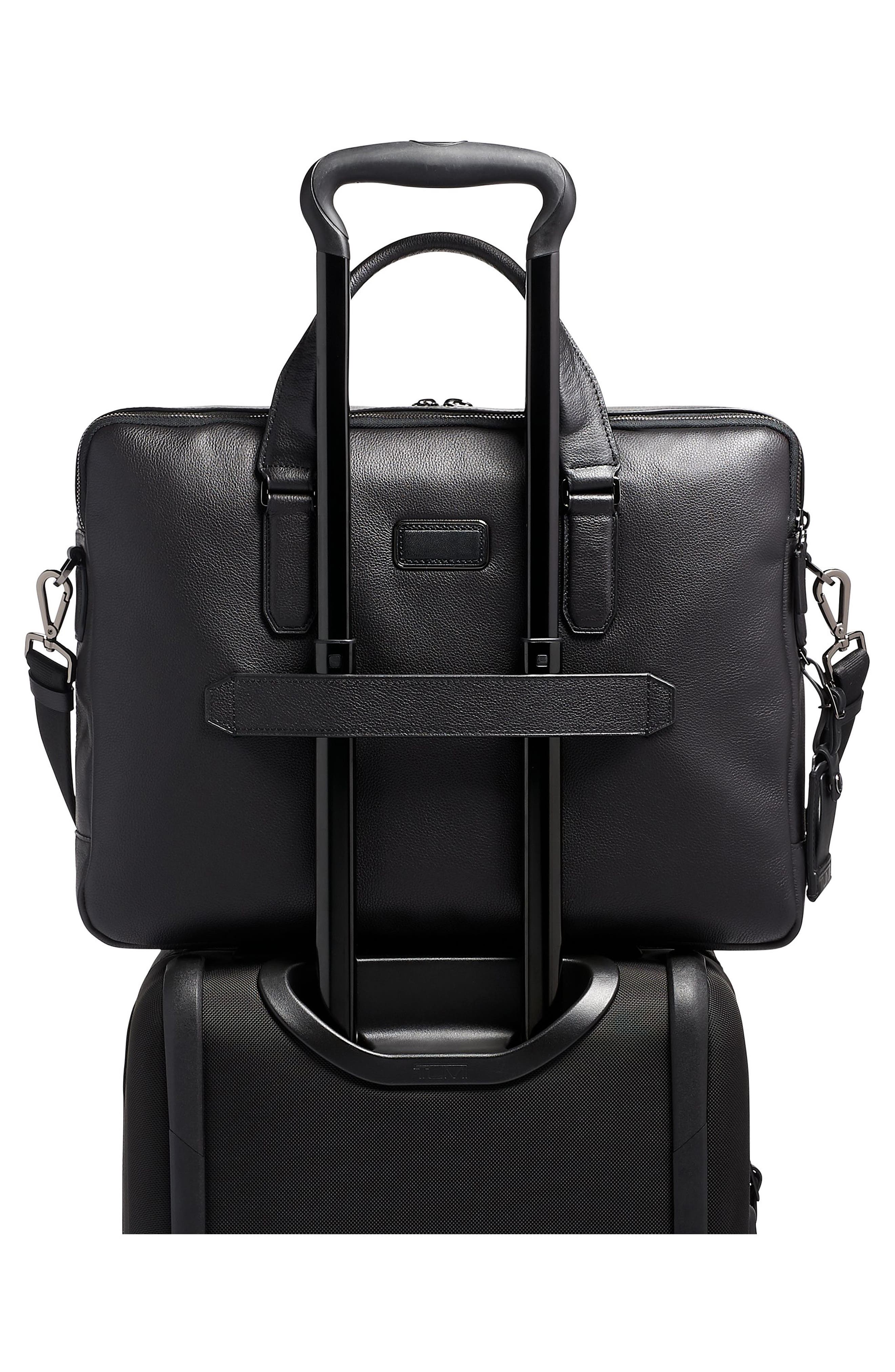 TUMI Harrow Double Zip Leather Briefcase | Nordstromrack