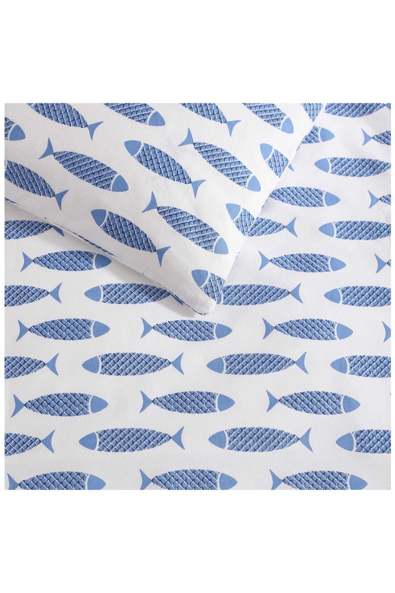 Fish Cotton Percale Duvet Set | Nordstromrack
