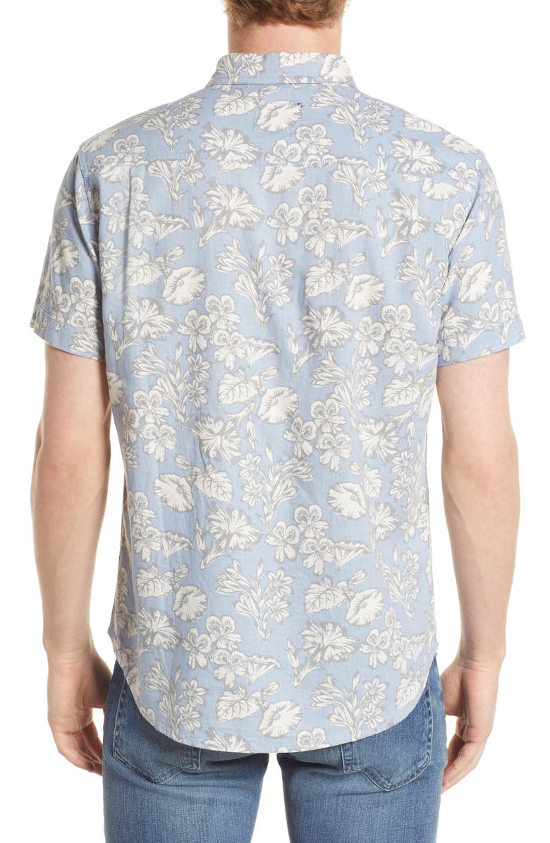 Rails Relaxed Fit Floral Print Short Sleeve Button-Up Shirt | Nordstromrack