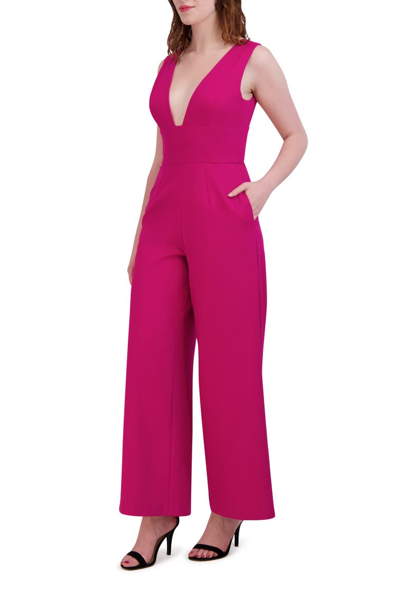 Plunge Neck Wide Leg Jumpsuit (Women) | Nordstromrack