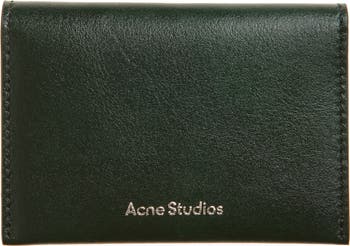Acne Studios Leather Bifold Card Case | Nordstrom