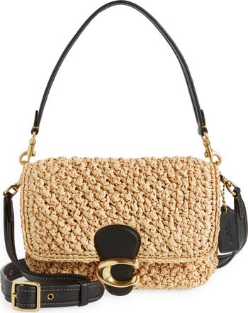 COACH Paper Straw Crossbody Bag | Nordstrom
