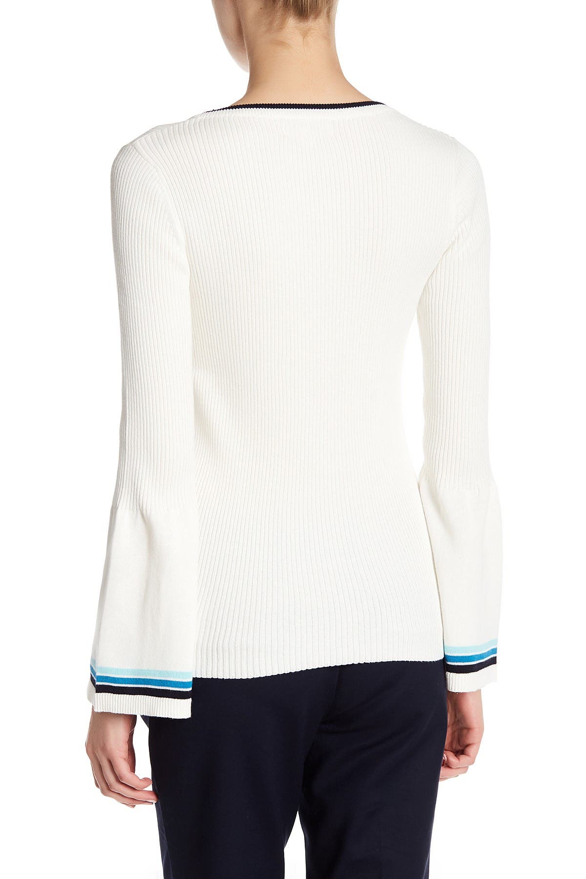 NANETTE NANETTE FOOTWR Bell Sleeve Rib Sweater | Nordstromrack