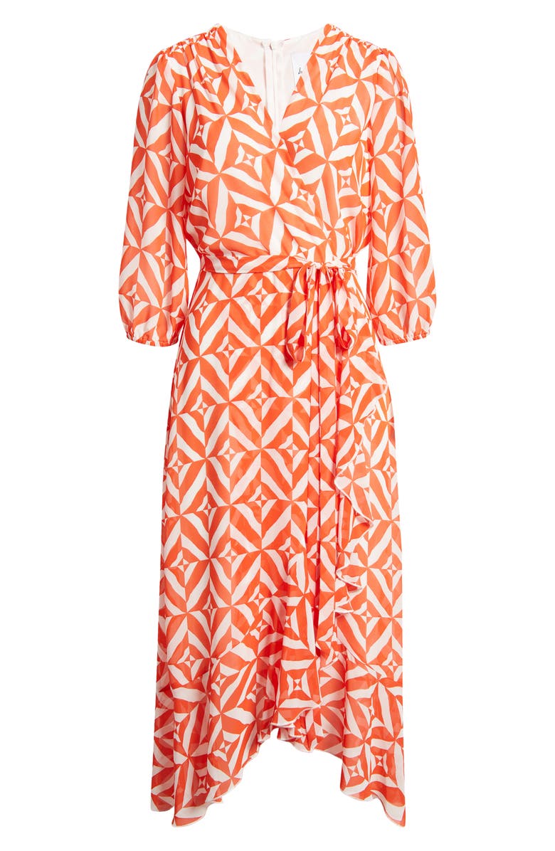 Sam Edelman Geo Print Faux Wrap Dress | Nordstromrack