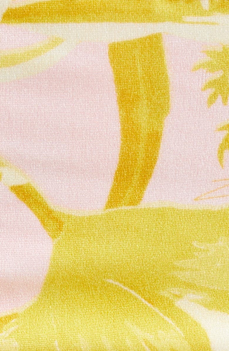 Zimmermann Golden Floral Print Scarf Tie One-Piece Swimsuit | Nordstromrack