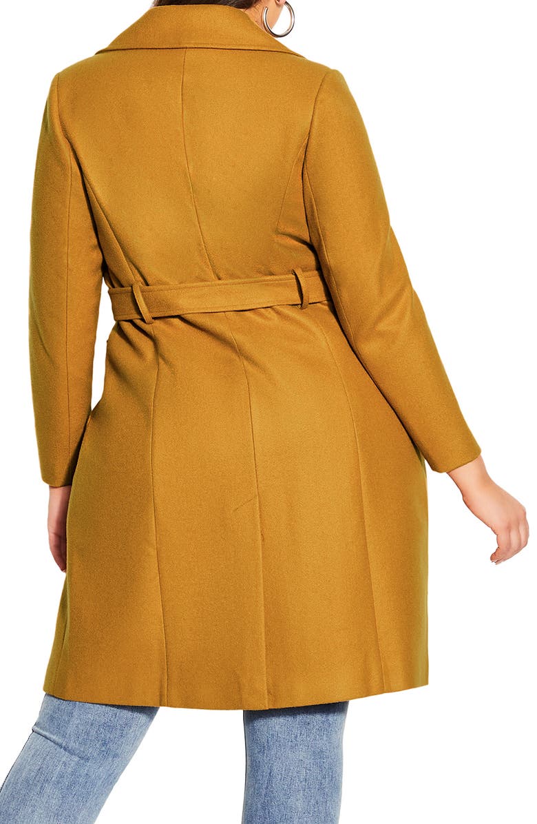 City Chic Abigail Belted Coat | Nordstrom