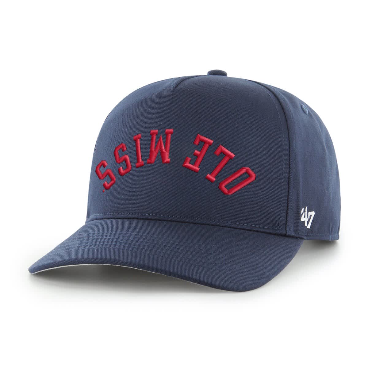 '47 Men's '47 Navy Ole Miss Rebels Flip Script Hitch Adjustable Hat ...