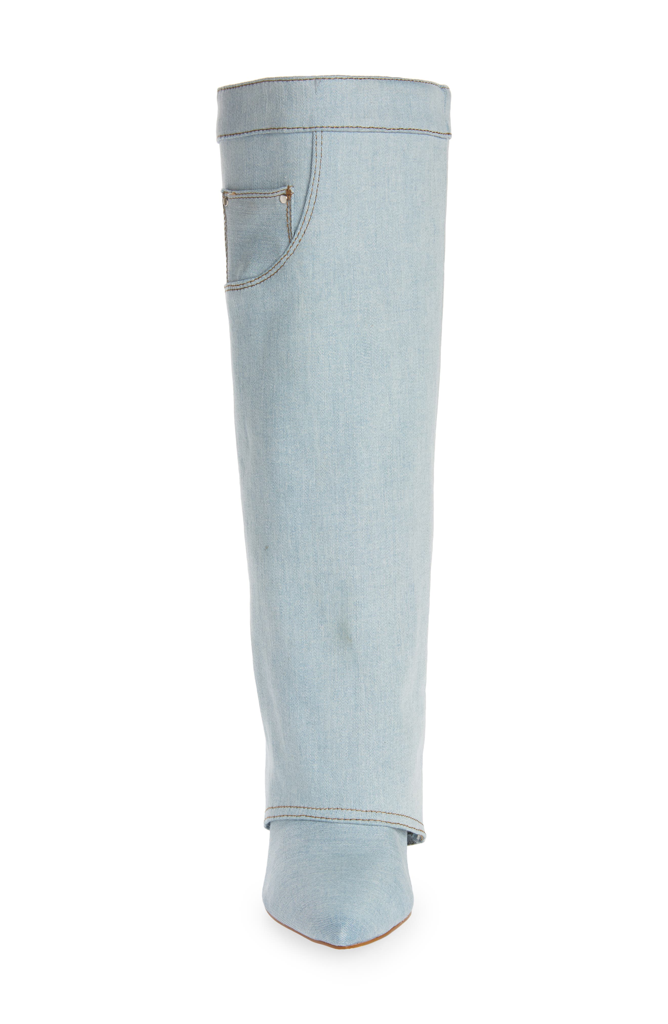 AZALEA WANG Melina Block Heel Platform Boot (Women) | Nordstromrack
