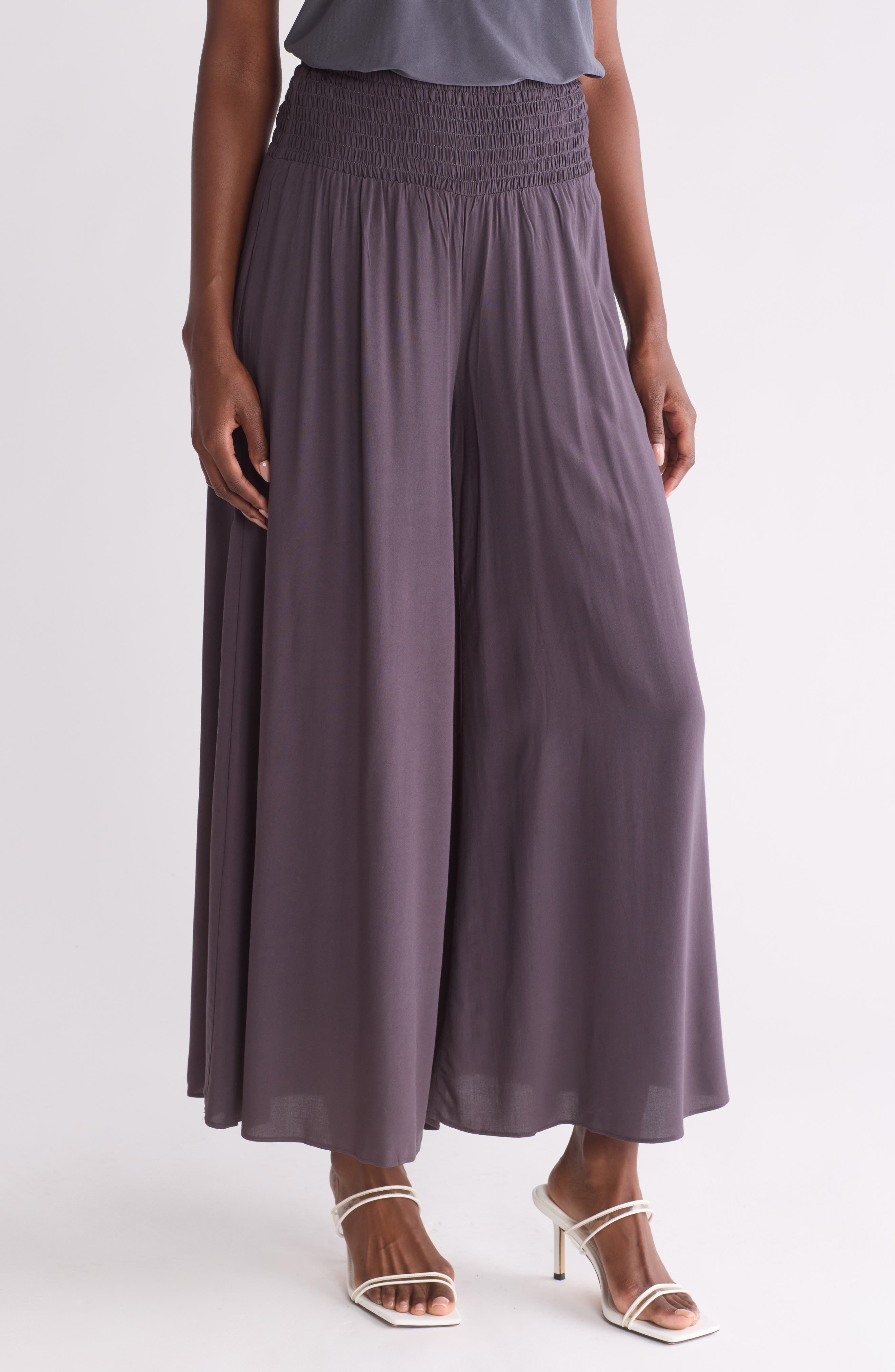 Vince Camuto Wide Leg Challis Pants | Nordstromrack