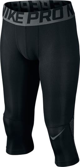 Nike 'Pro Hypercool' Three Quarter Compression Tights | Nordstrom