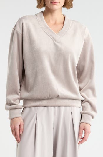 YOGALICIOUS Dreamy Rib Coffee Run Sweatshirt | Nordstromrack