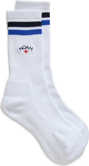 Noah Core Logo Stripe Cotton Blend Crew Socks | Nordstrom