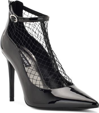 Nine West Fishnet Pointed Toe Pump (Women) | Nordstrom