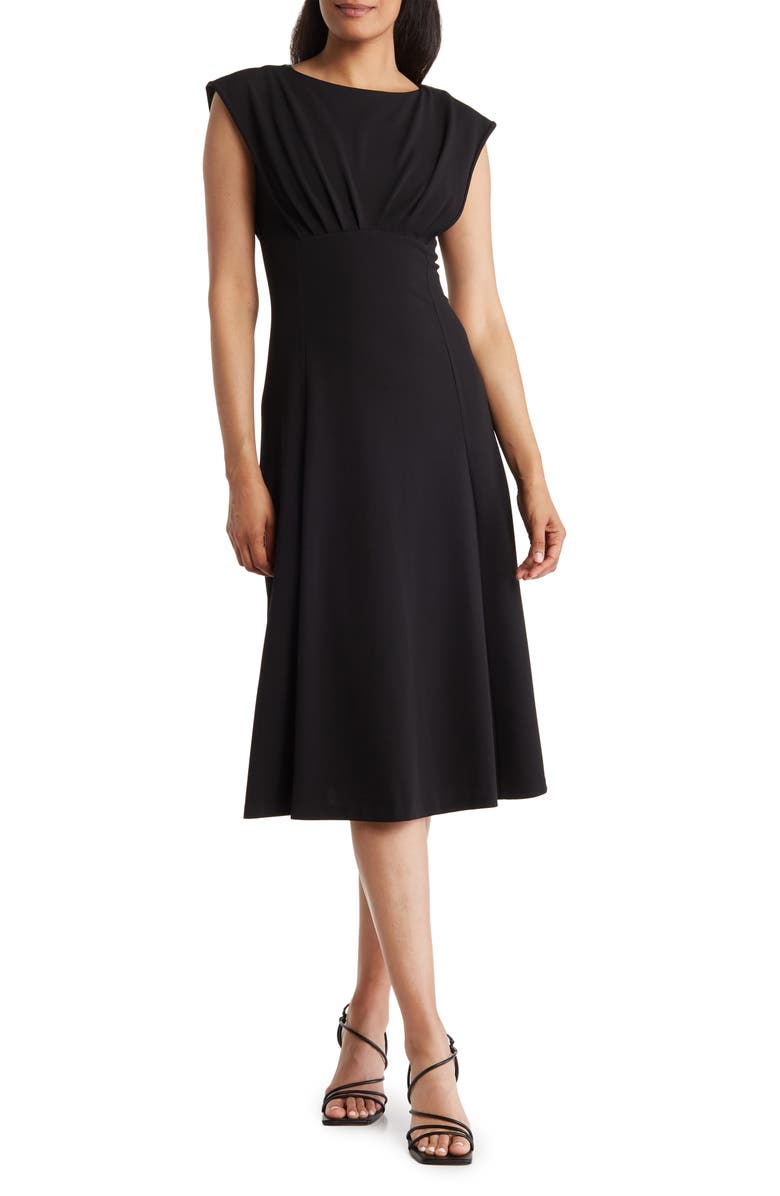 Calvin Klein Cap Sleeve Midi Dress | Nordstromrack