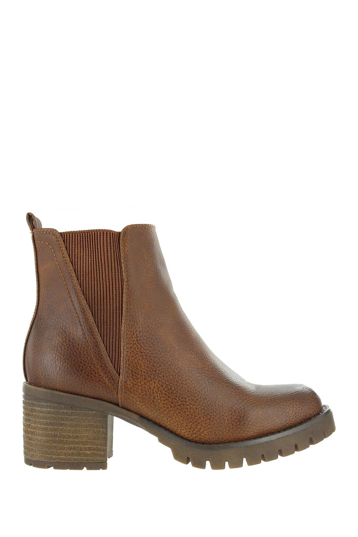 MIA Jody Ribbed Lug Sole Chelsea Boot (Women) | Nordstromrack