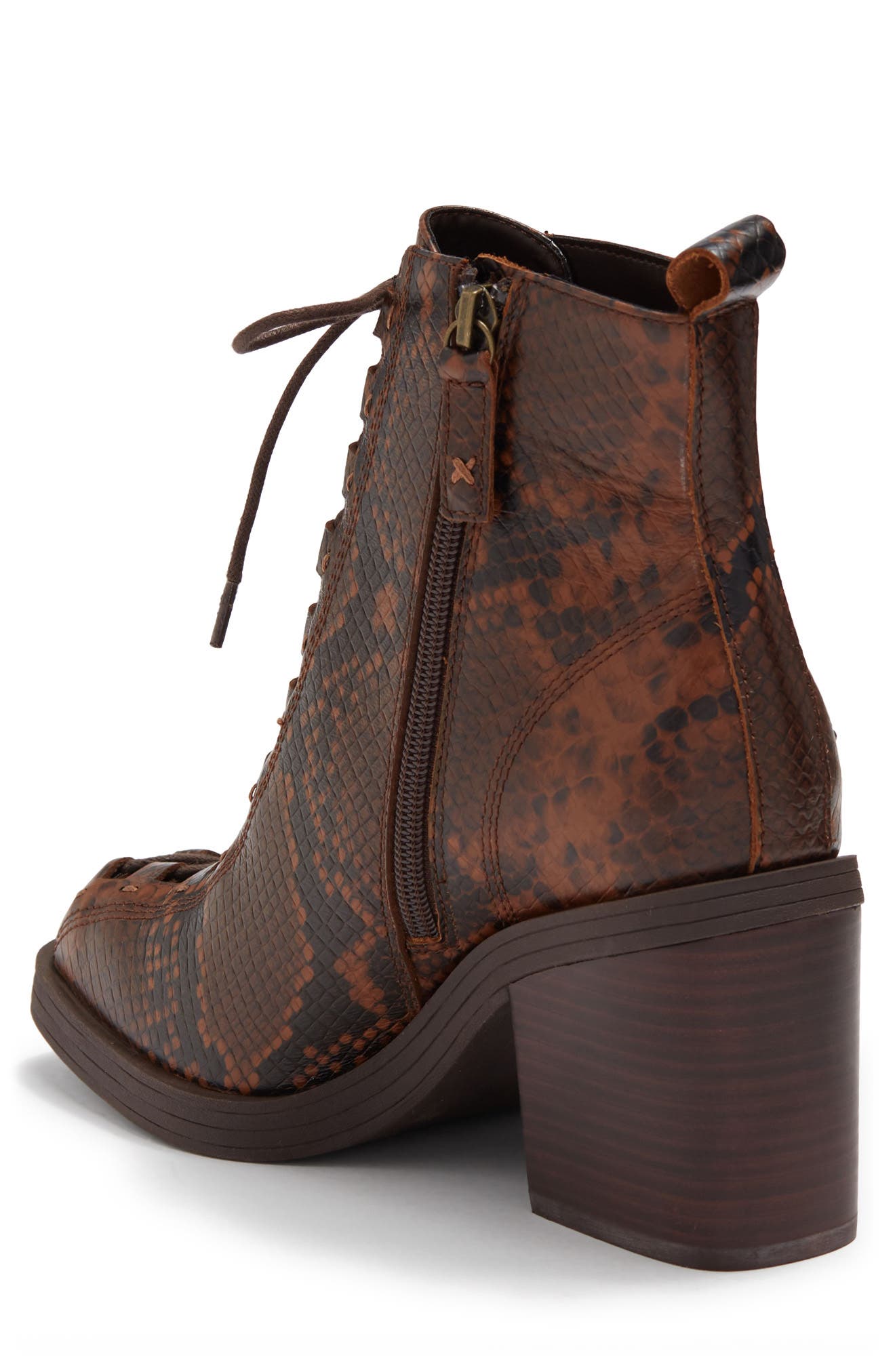 Kelsi Dagger Brooklyn Westlight Espresso Lace Up Chunk Heel Boot ...