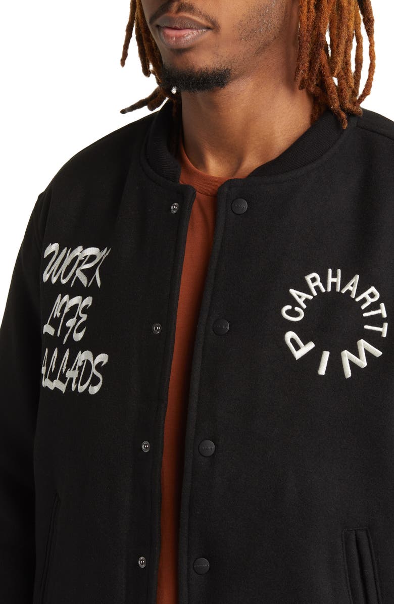 Carhartt Work In Progress Varsity Bomber Jacket | Nordstromrack