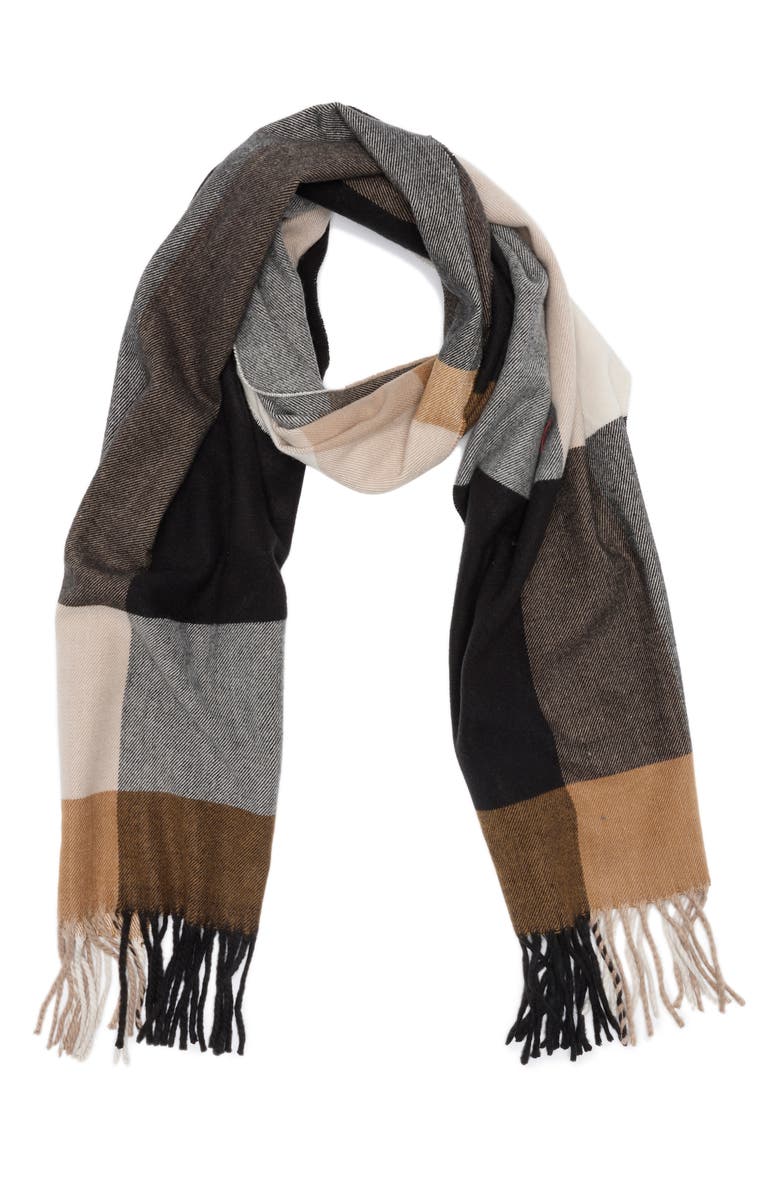 STEWART OF SCOTLAND Colorblock Scarf | Nordstromrack
